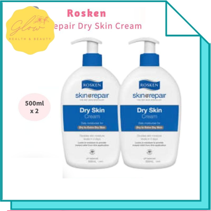 Rosken Skin Repair Dry Skin Lotion with Vitamin Suitable for Dry to Extra Dry Skin 500mlx2 | Lazada