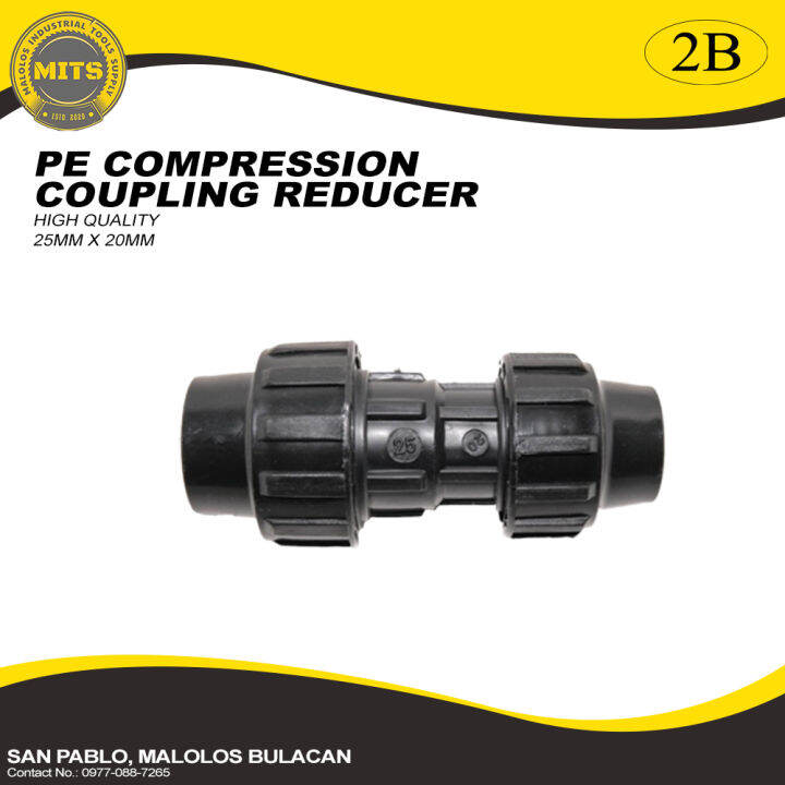 2B PREMIUM QUALITY PE COMPRESSION COUPLING REDUCER | Lazada PH
