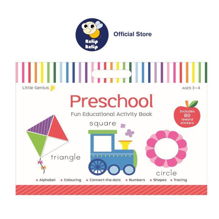 Little Genius Preschool Giant Book For Kids Fun Pad Educational ...