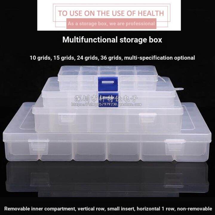 IC Patch Parts Box Electronic Component Storage Detachable 10 ...