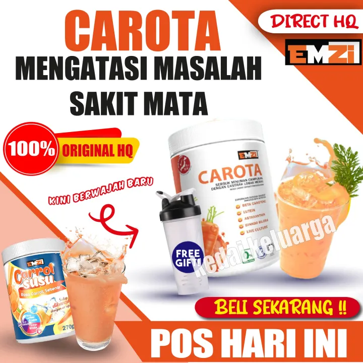 [💯ORIGINAL] emzi carrot susu carrot susu paint susu carrot minuman ...