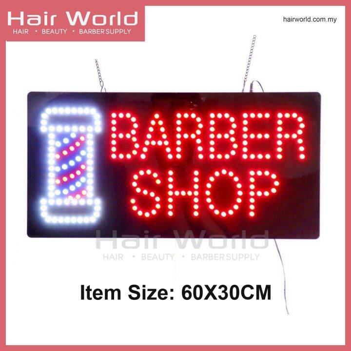 LED Barber Shop Light Sign Board | Lazada