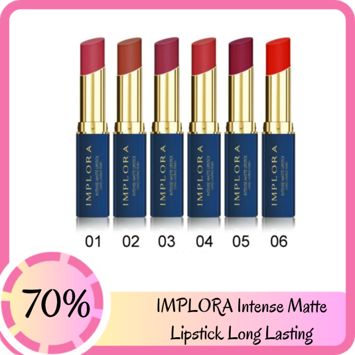 (NEW) IMPLORA Intense Matte Lipstick Long Lasting BPOM / Lipstick ...