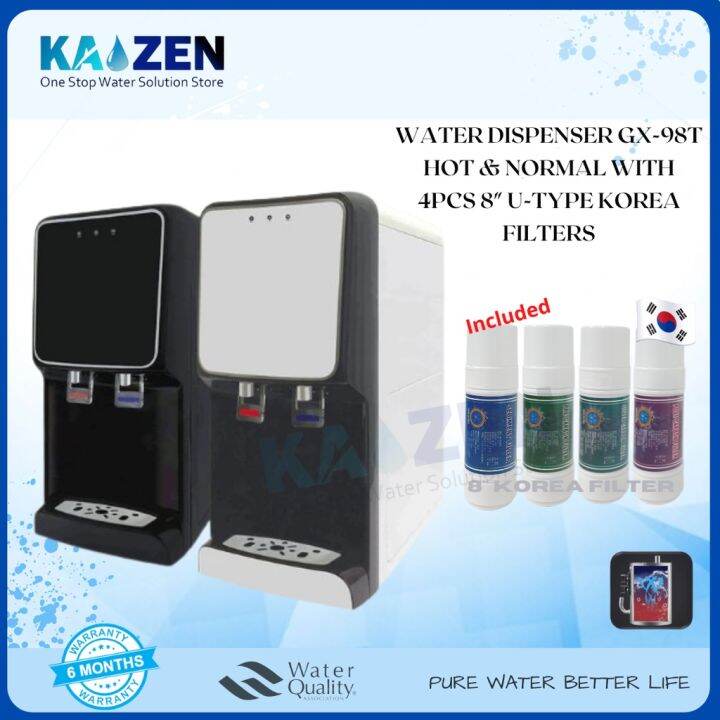 Kaizen Korea GX-98T Hot & Room Temperature Water Dispenser Purifier HALAL | Lazada