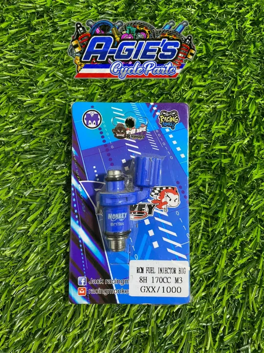 RACING MONKEY | INJECTOR 8 HOLES 170CC | M3/MIO I 125/SOUL I 125/AEROX ...