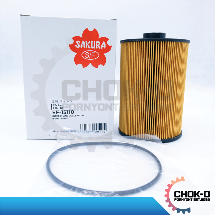 กรองน้ำมันเชื้อเพลิง EF-15110 ISUZU อีซูซุ EURO3 DECA FXZ345 HP ซากุระ ...