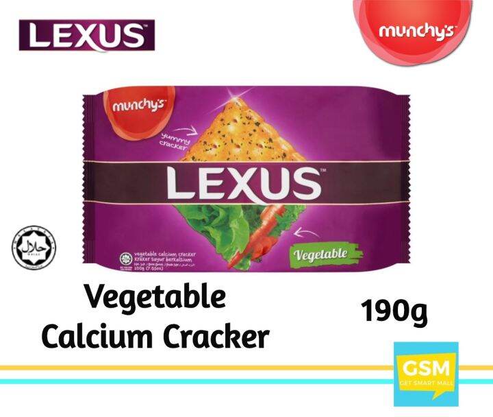 Munchy's LEXUS - Vegetable Calcium Cracker 190g | Lazada