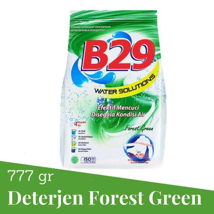 B29 Sabun Pencuci Pakaian Powder Detergent Water Solution Forest Green 777g | Lazada Indonesia