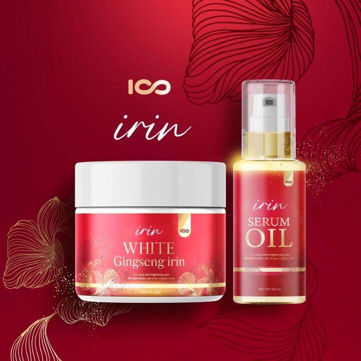 โสมแดง บูสเตอร์ ไอรินไวท์ / เซรั่มออย IRIN White Gingseng ของแท้ 100% | Lazada.co.th