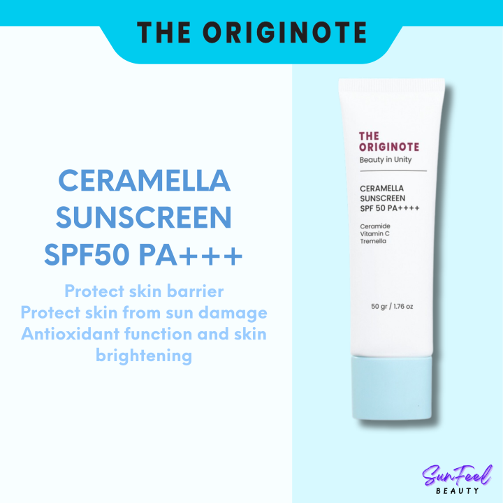 THE ORIGINOTE Ceramella Sunscreen SPF50 PA++++ 50g | Lazada