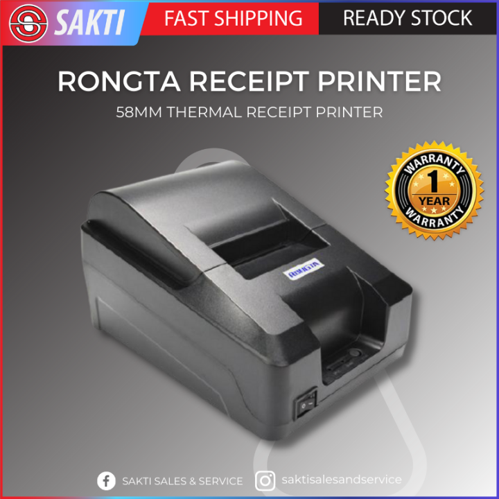 Rongta RP58 Thermal Receipt Printer 58mm | Lazada