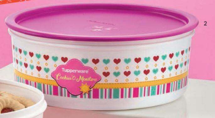 Tupperware Cookie Canister (1) 1.75L-Purple | Lazada