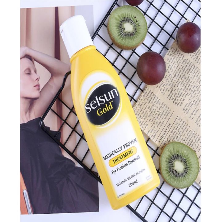 shampoo Selsun Gold Dandruff Medicated Selenium Sulfide Shampoo ...