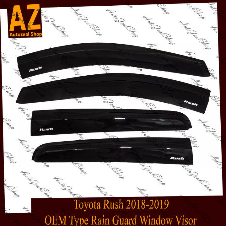 Toyota Rush 2018-2019 OEM Type Rain Guard Window Visor (Made in ...
