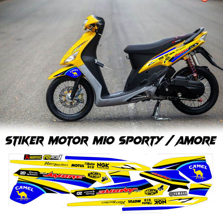 Stiker Motor Variasi Mio Sporty Amore Keren MotoGP | Lazada Indonesia