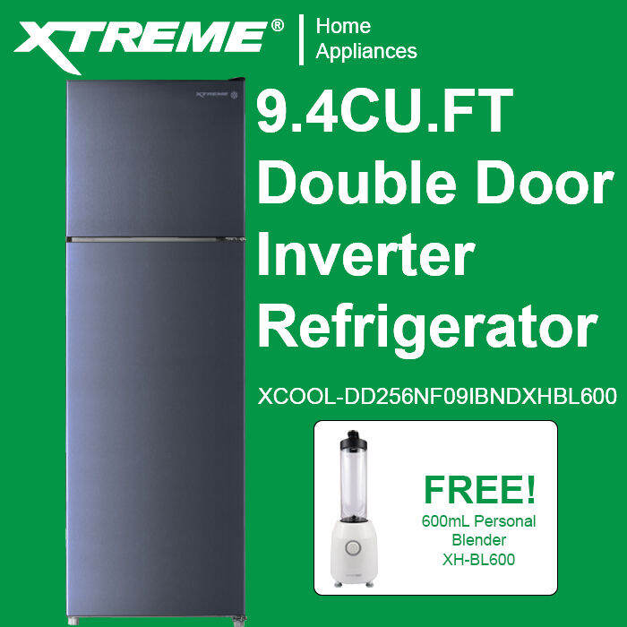 XTREME COOL 9.0CU.FT 2-Door Inverter Refrigerator Get FREE 600ML ...