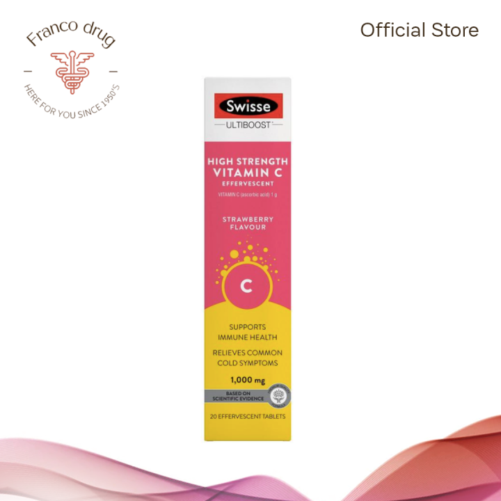 Swisse Ultiboost High Strength Vitamin C -20's - Expiry Date: November 2023 | Lazada PH