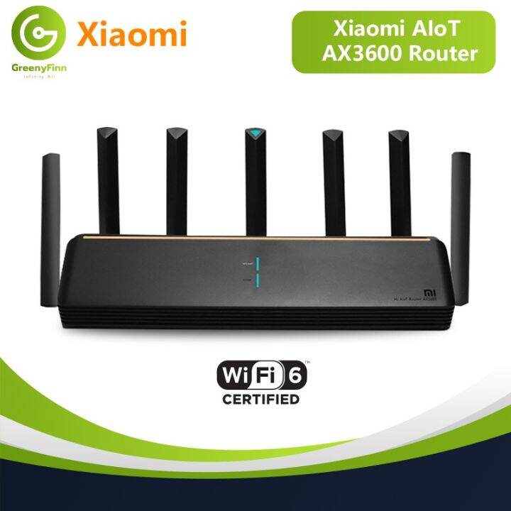 ( สุดคุ้ม+++ ) AIoT AX3600 Router WiFi6 / IoT เราเตอร์รับสัญญาณ Wi-Fi เชื่อมต่อแอพ Mi WiFi 5.0 ...