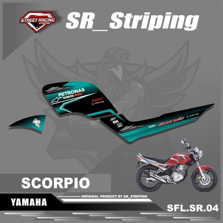 Striping Scorpio - Sticker Striping Variasi List Motor Scorpio Motif ...