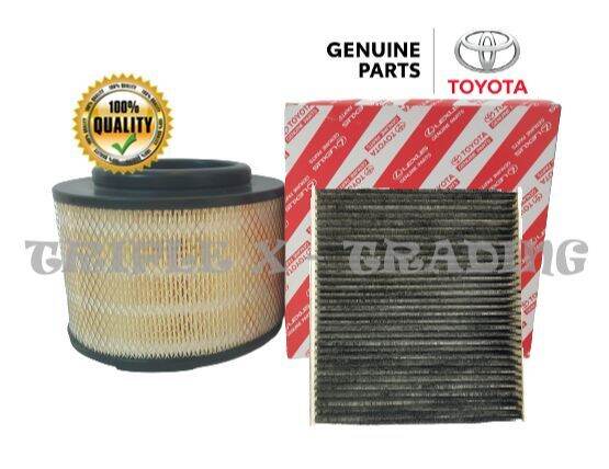 COMBO TOYOTA Charcoal AC Cabin Filter / ENGINE Air Filter for Toyota ...