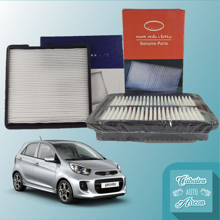 KIA Picanto Gen 2 Cabin + AIR FILTER combo | 28113-1Y100 + 97133-07000 ...