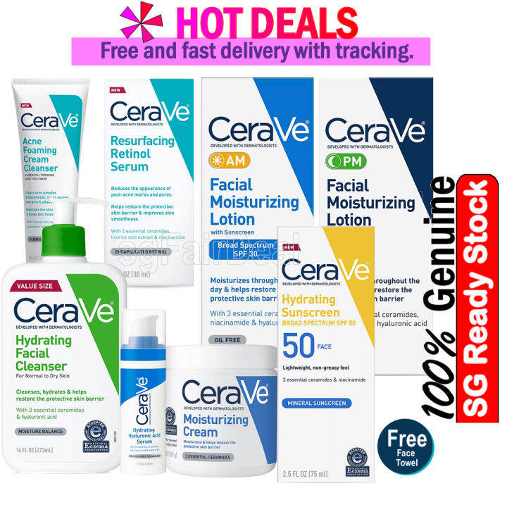 (SG Ready Stock) CeraVe Collection - Moisturisers & Serums | Lazada ...