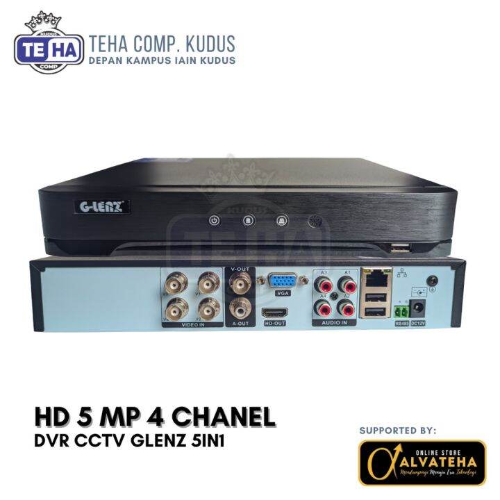 DVR CCTV HD 5MP GLENZ 5in1 16 Channel 8 Channel 4 Chanel DVR AHD 5MP ...