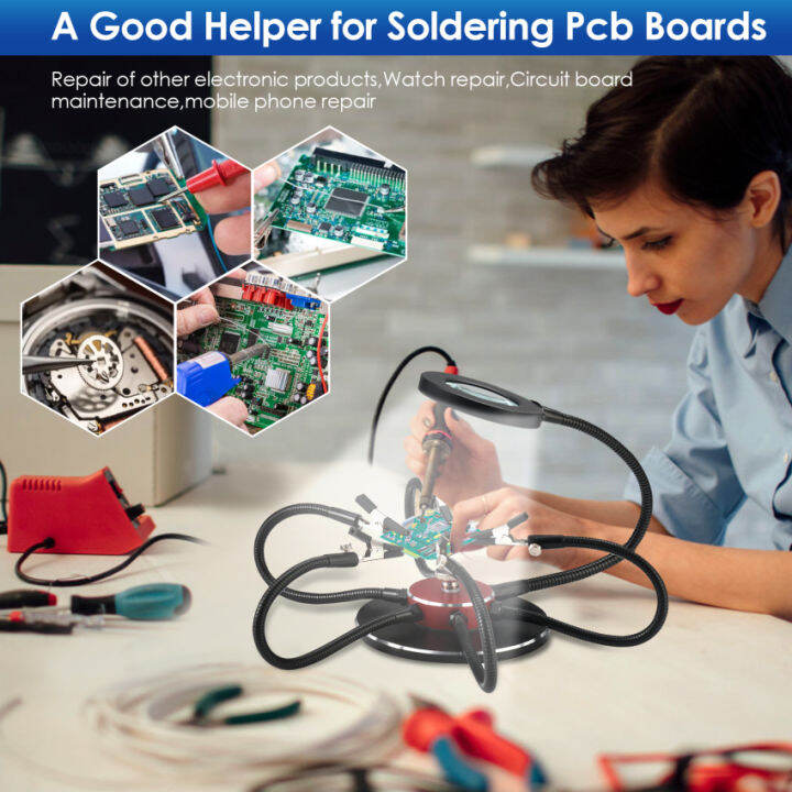 Rotatable Chassis Universal Soldering Station Electric Soldering Iron ...