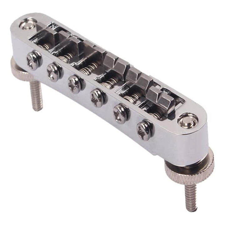 LP Bridge Tune O Matic Bridge Adjustable Chrome Plated Guitar Bridge ...
