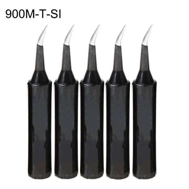 5pcs Soldering iron tip 900M-T Metal Black For Hakko Saike 936 852d ...