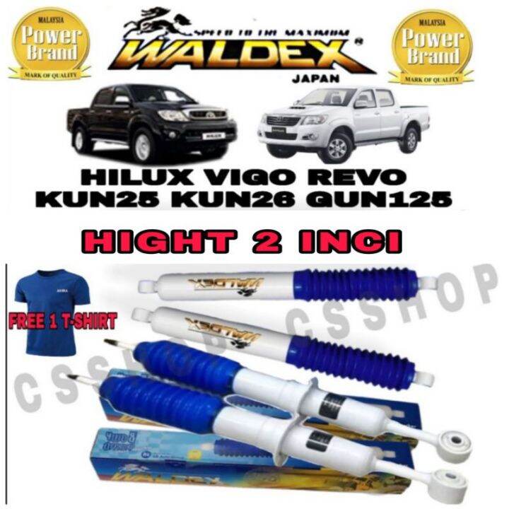 Toyota Hilux Vigo KUN25 KUN26 REVO GUN125 / GUN126 WALDEX Heavy Duty ...