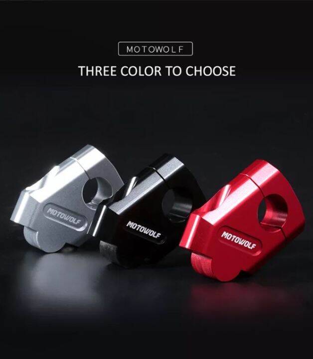 Motowolf MDL-3517/3517B Motorcycle Modification Handlebar Riser/Heightening Device For Adjusting ...