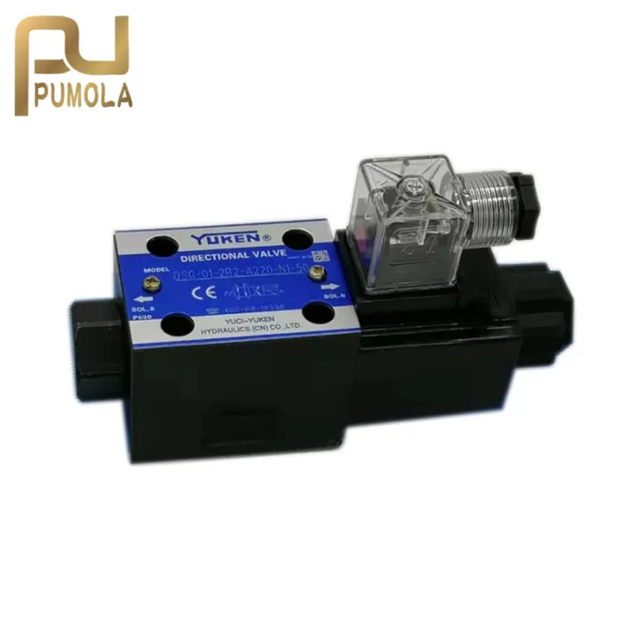 YUKEN DSG-01 2B2 2B3 D24 D12 A110 A220 A200 Series Hydraulic Solenoid Control Operated ...