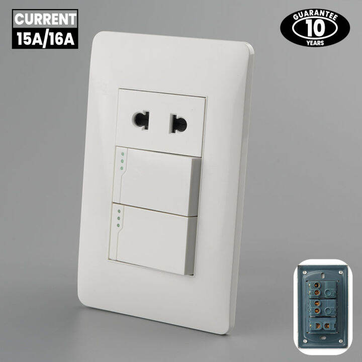 Switch Socket Wide series universal outlet Wall socket 1gang 2gang ...