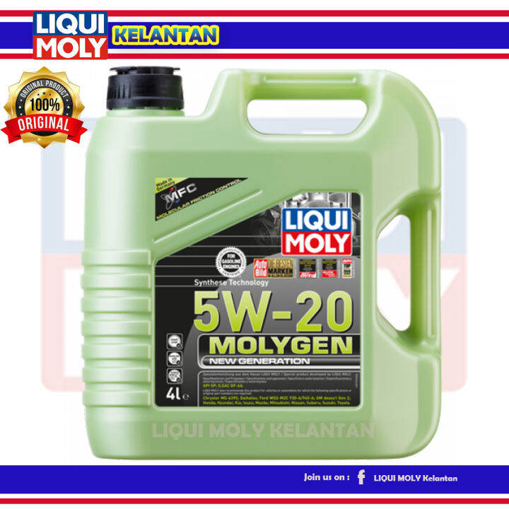 LIQUI MOLY ENGINE OIL MOLYGEN NEW GENERATION 5W-20 | Lazada