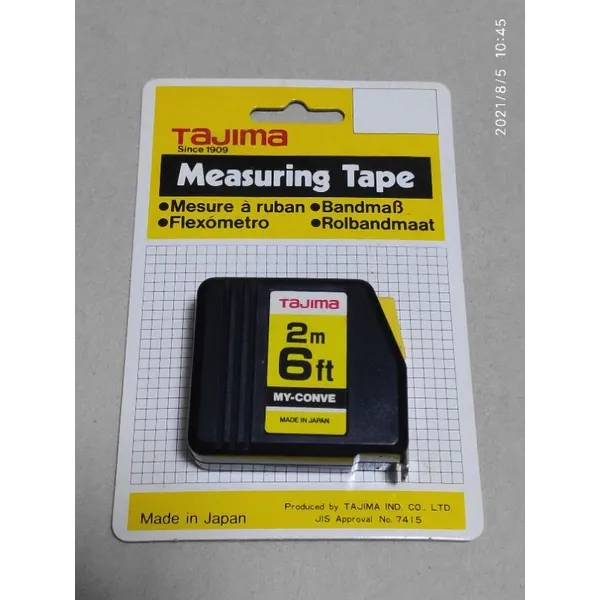 Original Tajima My Conve Tape Measure Japan 2Meters6feet | Lazada PH