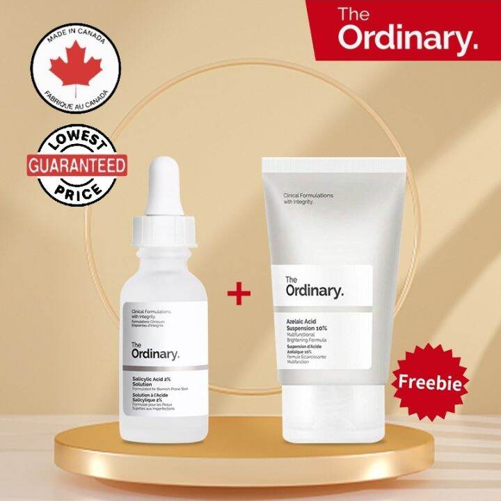 The Ordinary Acne Remover Serum Set - Salicylic Acid 2 Solution BHA ...