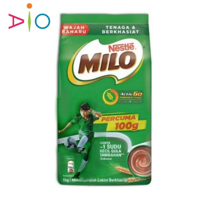 MILO Activ-Go Bubuk Malt Coklat Malaysia 1kg | Lazada Indonesia