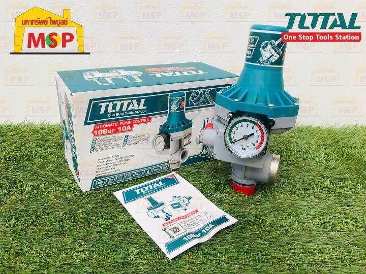 Total สวิทช์ควบคุมปั๊มน้ำอัตโนมัติ พร้อมเกจวัดแรงดัน รุ่น TWPS102 ...