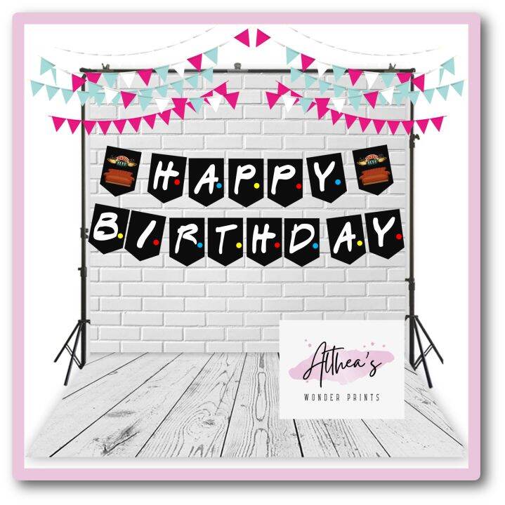 FRIENDS Theme Happy Birthday Banner | Lazada PH