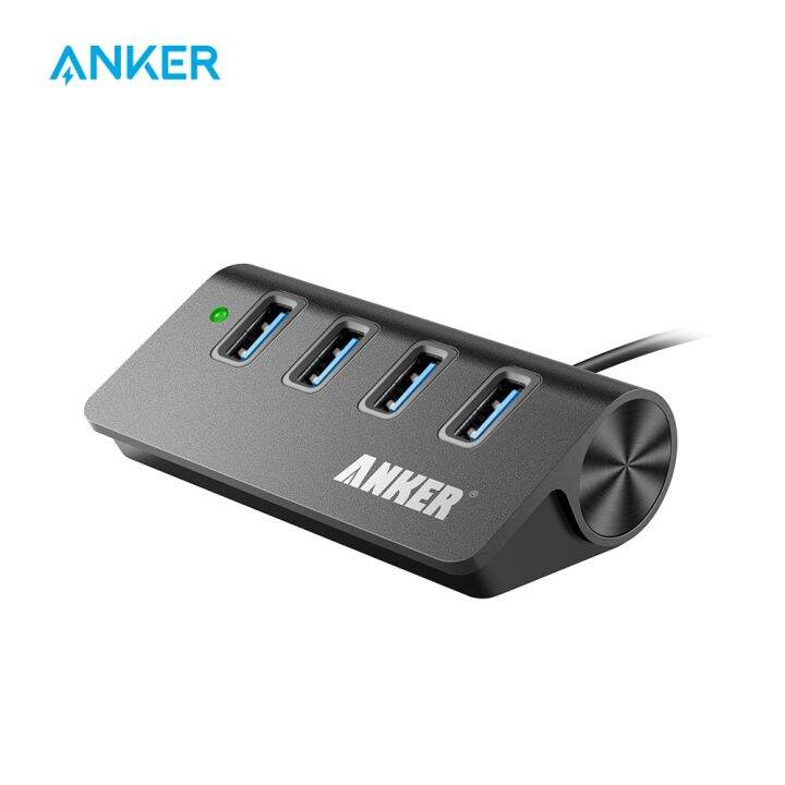 Anker USB 3.0 4-Port Portable Aluminum Hub With 2-Foot USB 3.0 Cable (Carbon) | Lazada PH