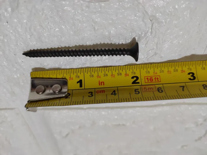 100 pieces (2 inch) black screw for wood | Lazada PH