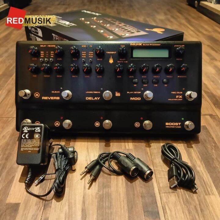 Efek Gitar Nux Trident NME-5 Guitar Multi Effects Processor | Lazada ...