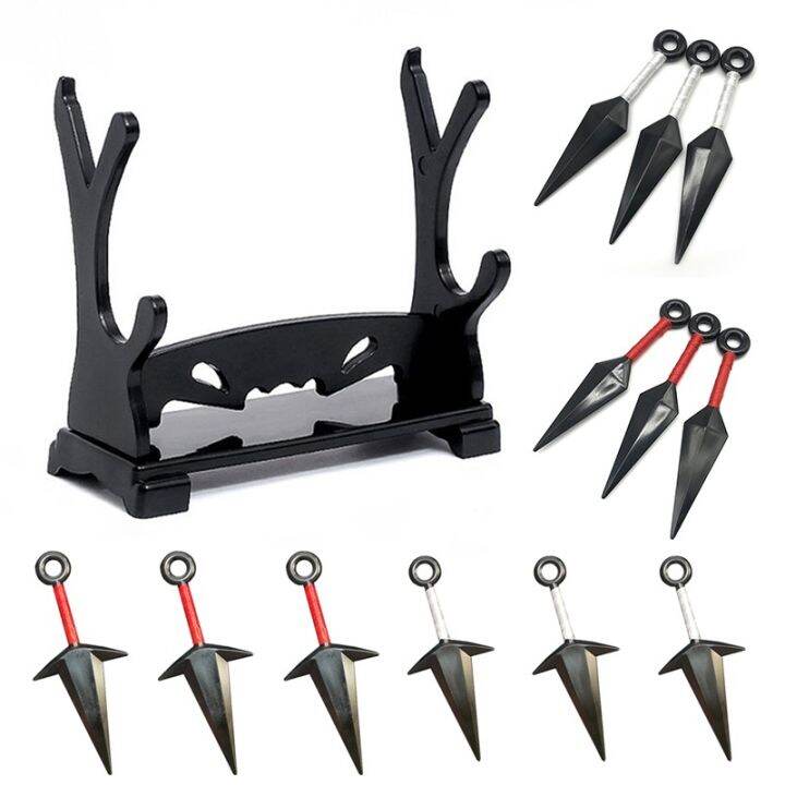 Anime Naruto Sword Stand Kunai Cartoon Action Figure Plastic Weapon ...
