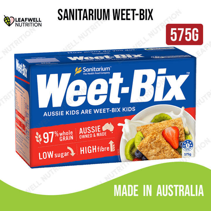 Sanitarium Weet-Bix 575G Australia Weetbix Breakfast Cereal | Bijirin Sarapan | 疗养院 澳大利亚早餐麦片 ...