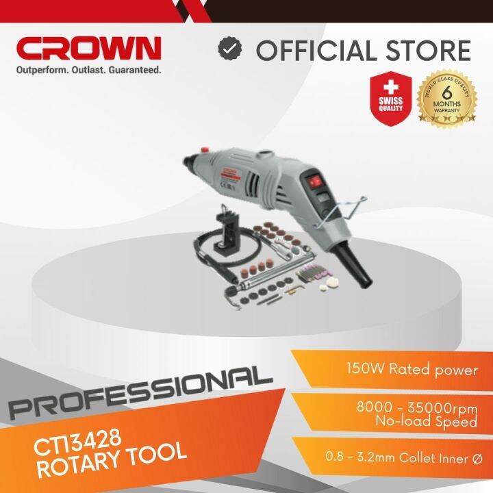 CROWN Rotary Tool 150w / CT13428 | Lazada PH