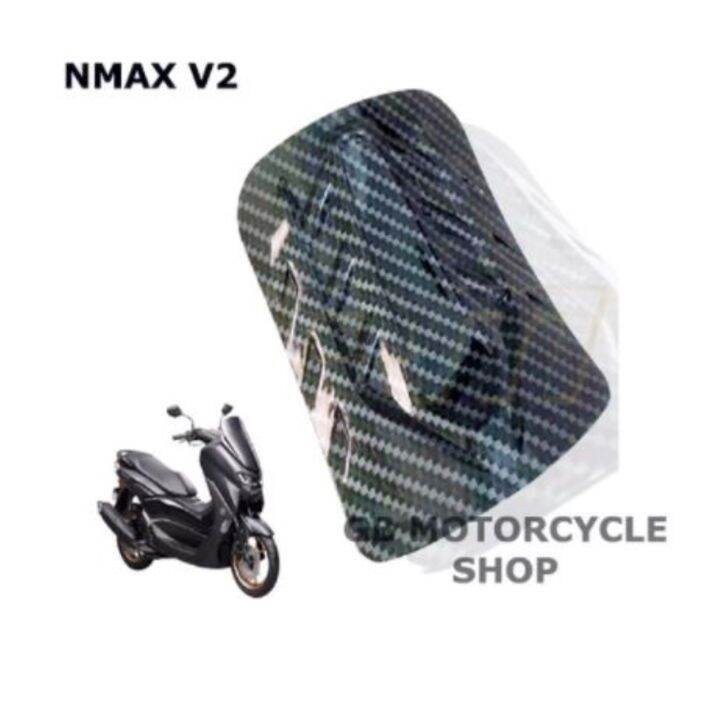 Carbon Fiber Look Fuel Gas Oil Tank Cap Cover Sticker for YAMAHA NMAX ...