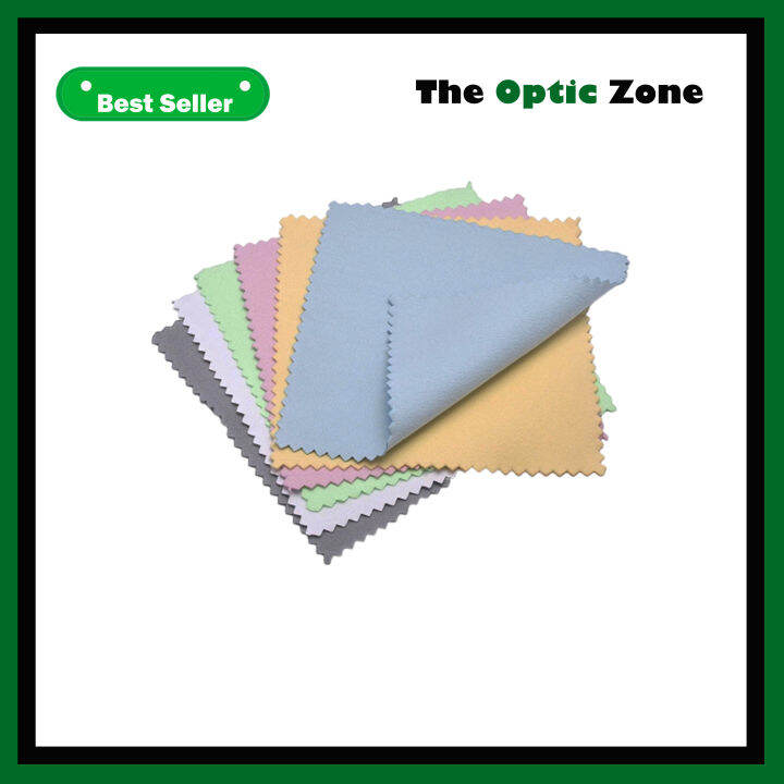 Optic Zone 100pcs Microfiber Wiping Cloth Clean and Shine Multi-Purpose ...