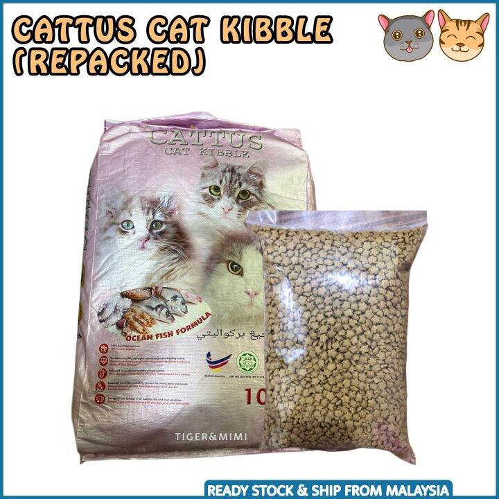 Tiger & Mimi Cattus Cat Kibble 100g 1kg Original Pack Ocean Fish Formula Milk | Lazada