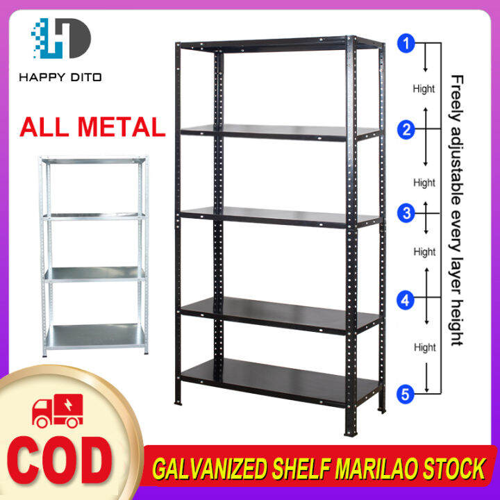 Multifunction Galvanized All Metal Shelf 4,5 Layer Adjustable Storage ...